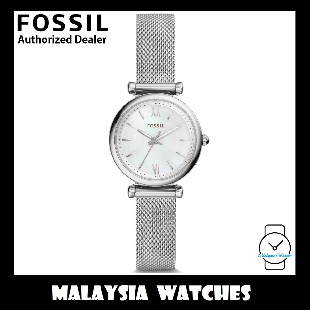 (OFFICIAL WARRANTY) Fossil Women ES4432 Carlie Mini Three-Hand ...