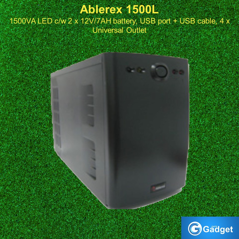 Ablerex 1500L offline UPS (ideal for PC load and non-essential load ...