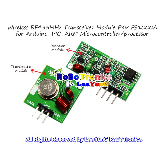 Fs1000a Wireless Switch Rf Transmitter Receiver Tx Rx 433mhz 315mhz 