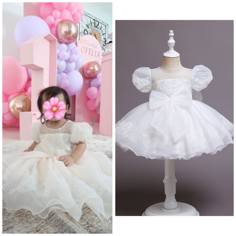 Gaun baby girl ready stock dress baby murah dress pri baby girl ...