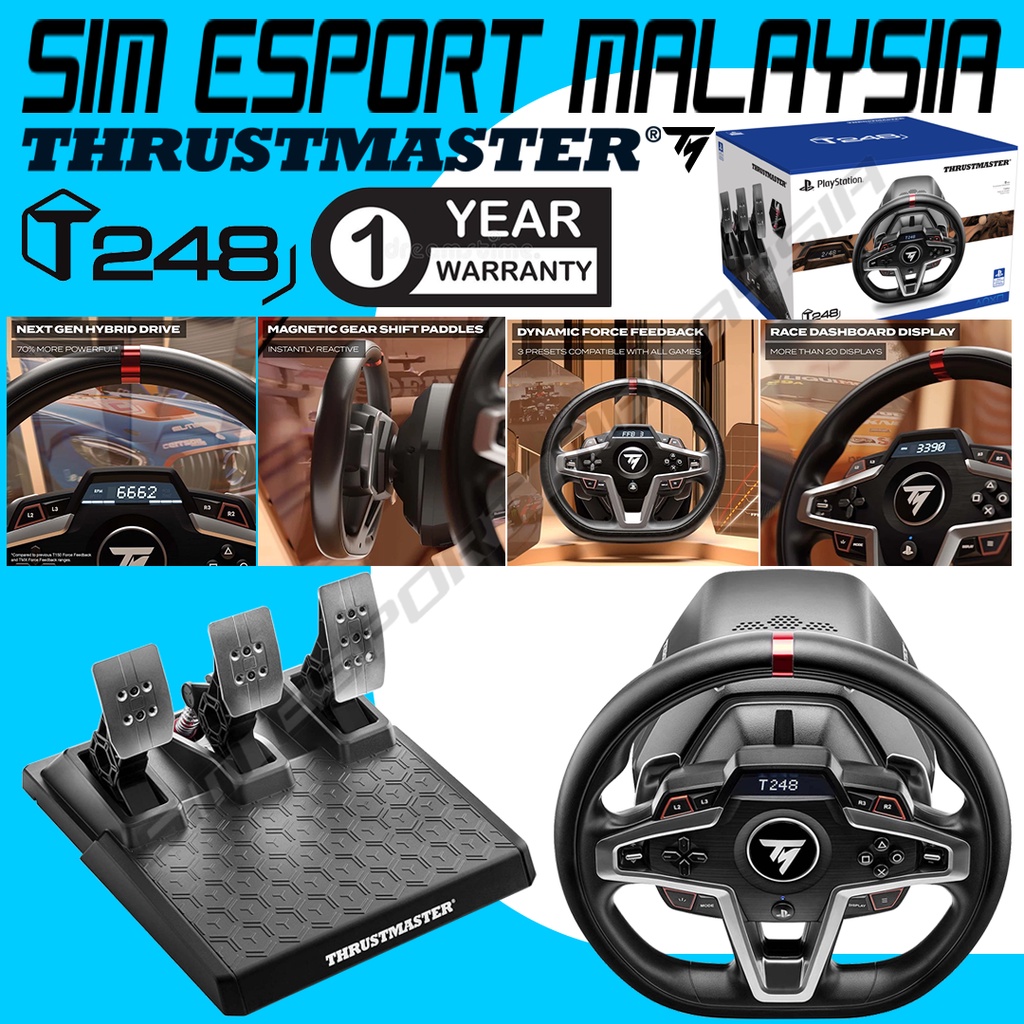 Thrustmaster T248 (PS5/PS4/PC) | Shopee Malaysia
