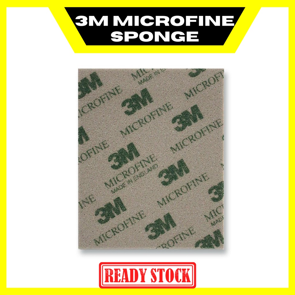 Diamond Coating(3M Sponge Sand Paper) - Microfine Grade | Shopee Malaysia