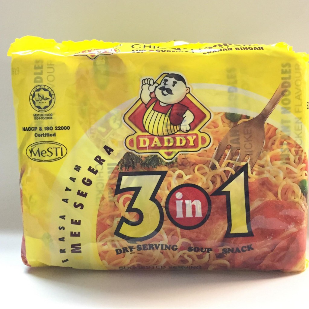 DADDY MEE 爹地面 3 IN 1 80g X 5 | Shopee Malaysia