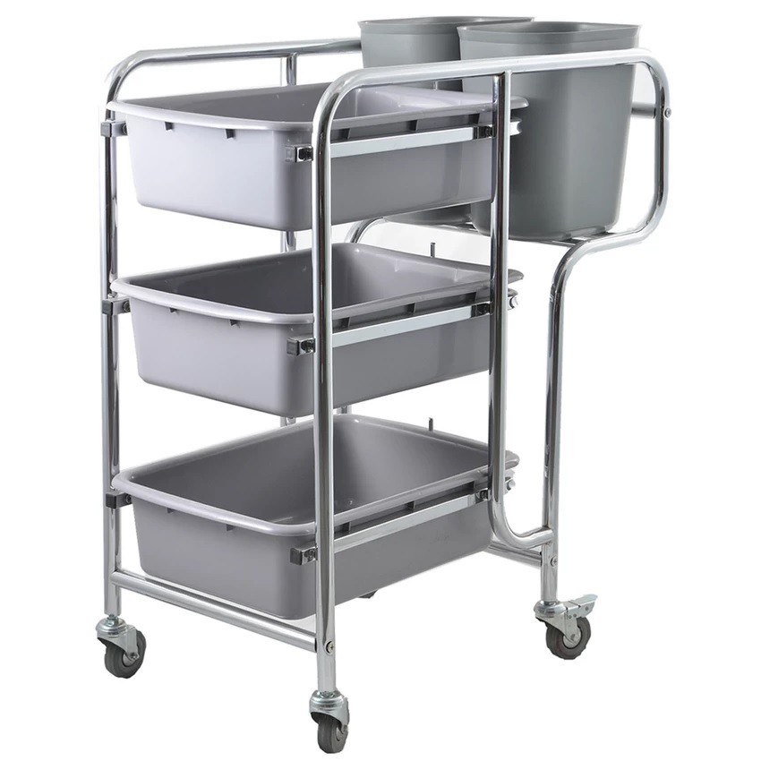 3 Tier Dinning Collector Cart (Grey) | Shopee Malaysia