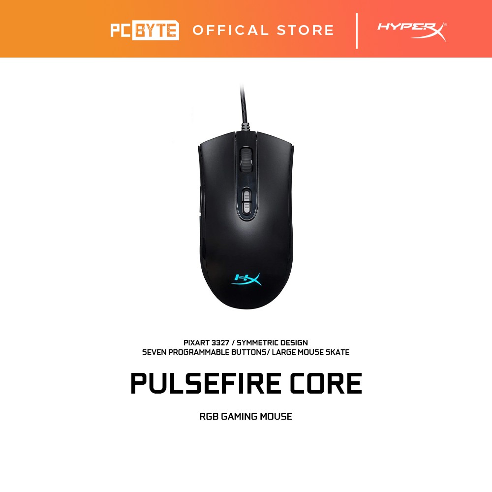 HyperX Pulsefire Core RGB Gaming Mouse | Shopee Malaysia
