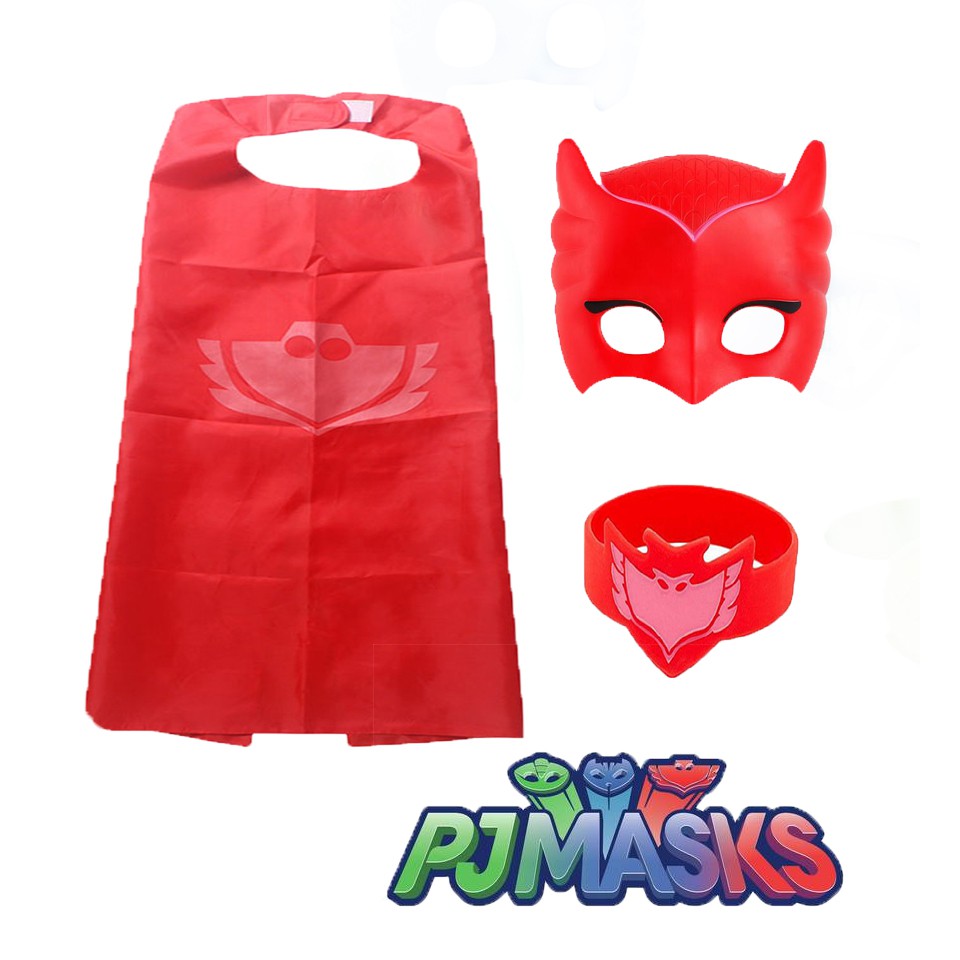 Owlette PJ Masks Cape and Band Set (Solid mask) | Shopee Malaysia