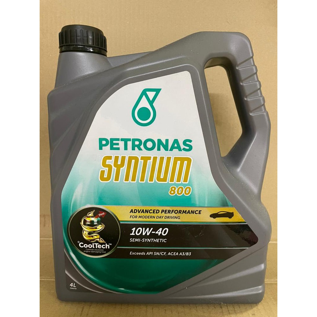 PETRONAS SEMI 10W-40 4LITERS ENGINE OIL MINYAK HITAM 4L 10W40 10 40 10 ...