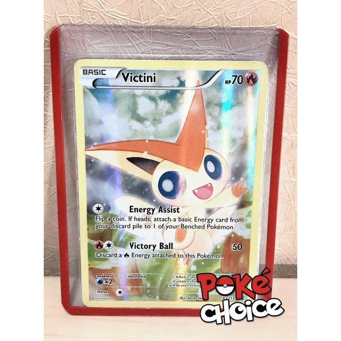 Victini Full Art Mythical Series 20th Anniversary Limited Edition ...