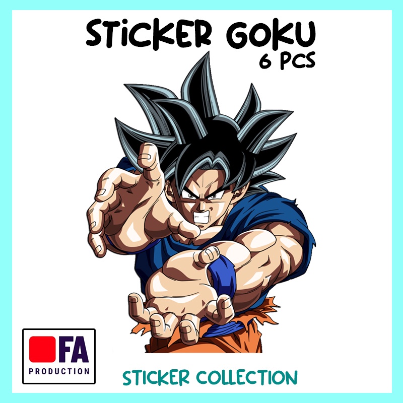 6 PCS DRAGON BALL GOKU STICKER COLLECTION ( STICKERS ) | Shopee Malaysia