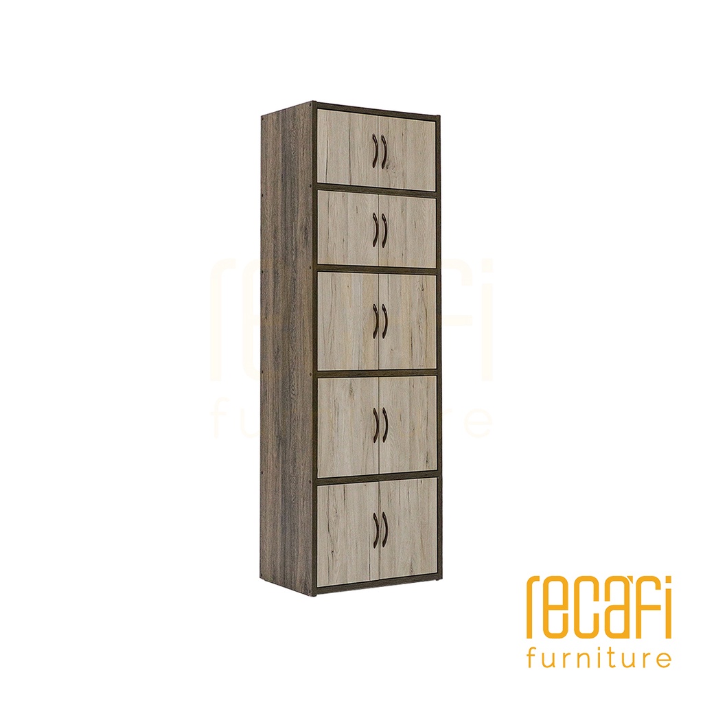 Recafi Furniture 10 Doors Modern / Spacious / Book Shelf Cabinet ...
