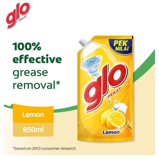 Glo Lime / Lemon Active Foam Dishwashing Liquid 850ml Refill Pack ...