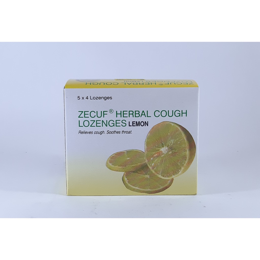 ZECUF HERBAL COUGH LOZENGES (LEMON) | Shopee Malaysia