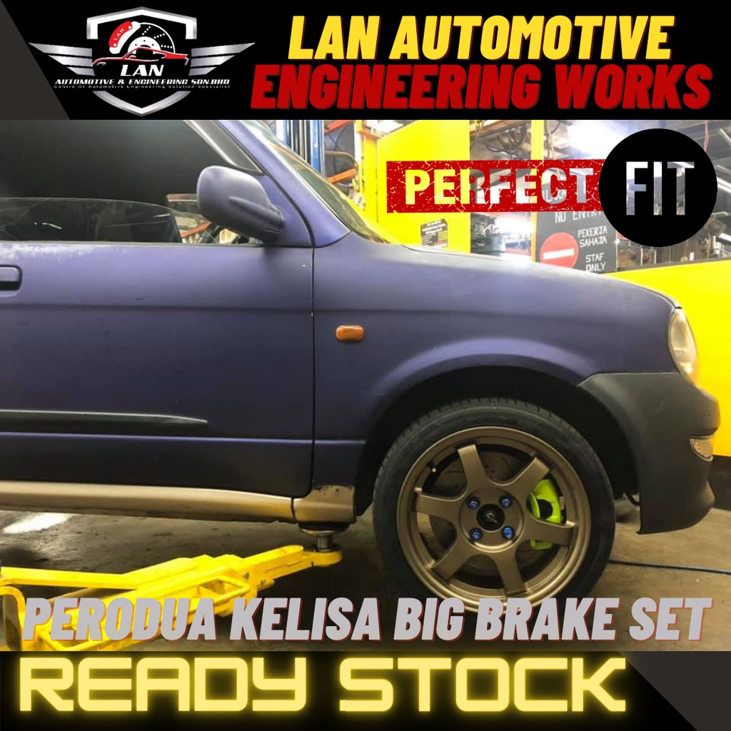 Perodua Kelisa Upgrade+ Big Brake Set Depan (Front) | Shopee Malaysia