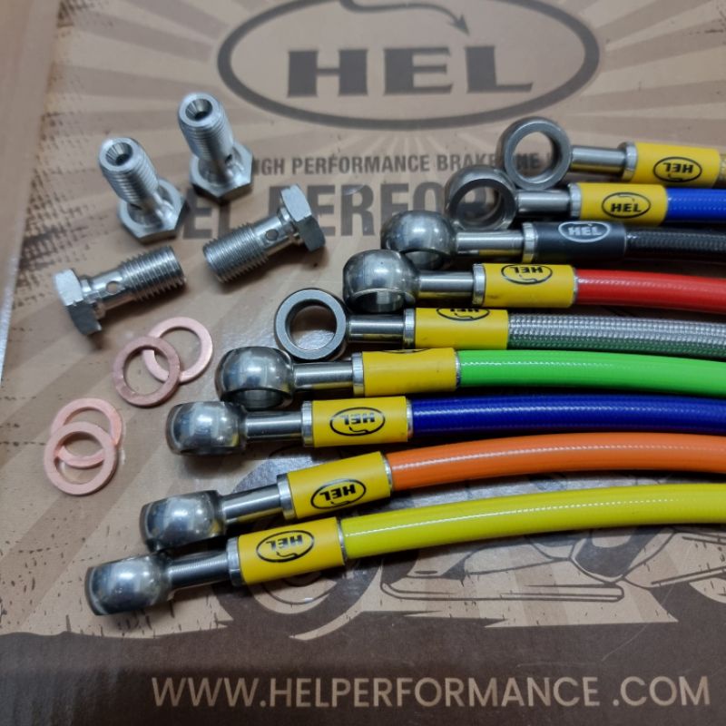 100% ORIGINAL HEL BRAKE HOSE FOC HEL SCREW 90/45-95/55 Y15ZR Y16ZR ...
