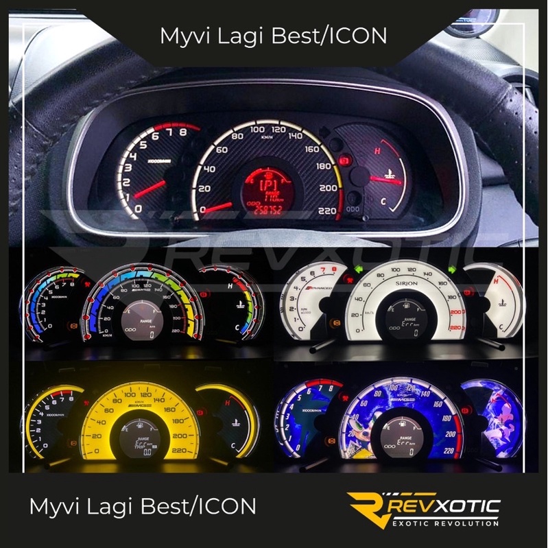 Papan Panel Meter Custom Perodua MYVI GEN-2 Gen2 Lagi Best ICON ...