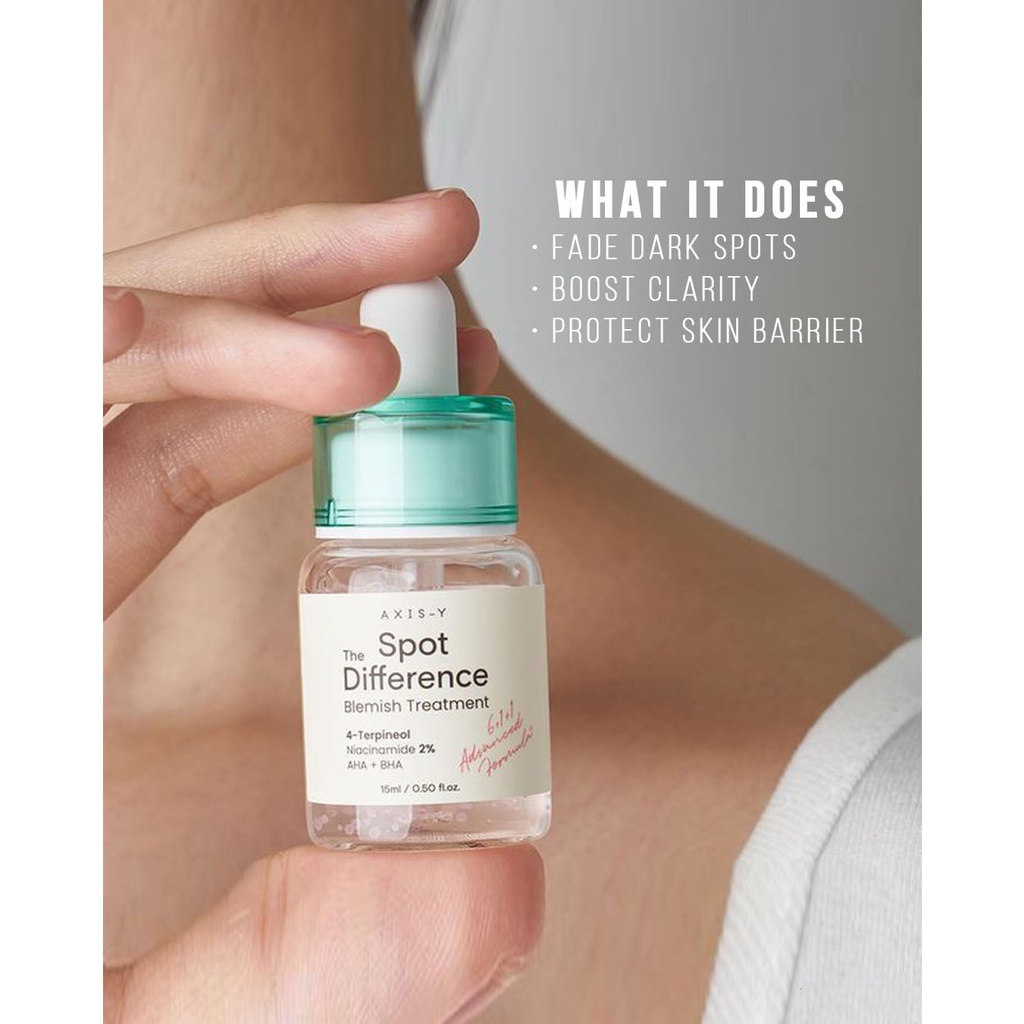 100% AUTHENTIC- AXIS-Y SPOT THE DIFFERENCE ACNE BLEMISH TREATMENT 15ML ...