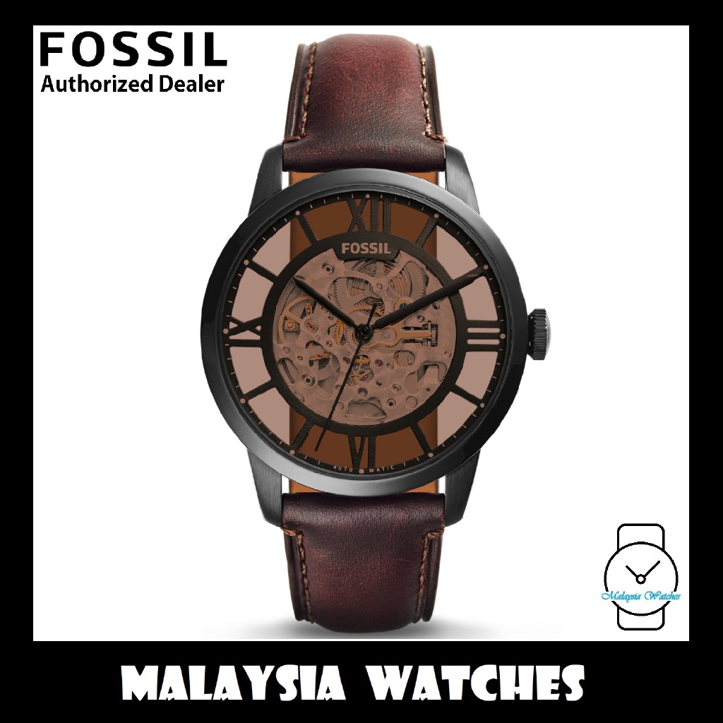 (OFFICIAL WARRANTY) Fossil Men's ME3098 Townsman Skeleton Automatic ...