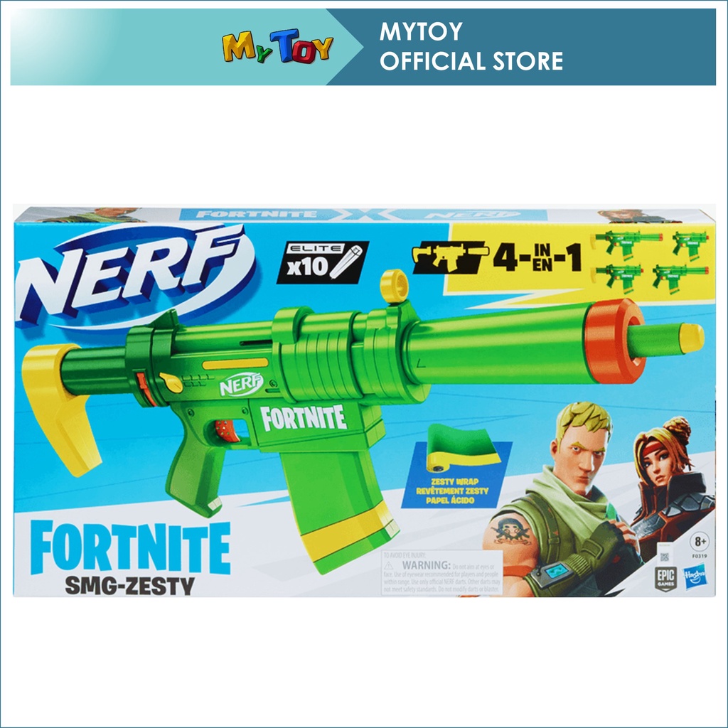 Hasbro Nerf Fortnite SMG-Zesty Elite Dart Blaster | Shopee Malaysia