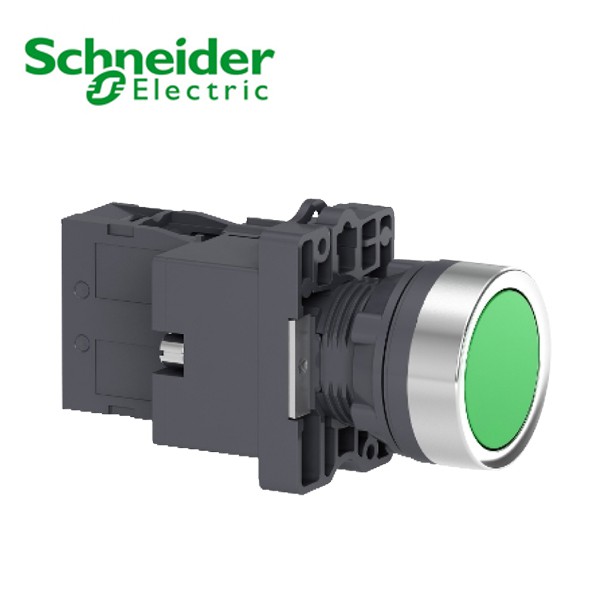 SCHNEIDER Push Button with Lamp 24VDC in Red/ Yellow/ Green, 22mm ...