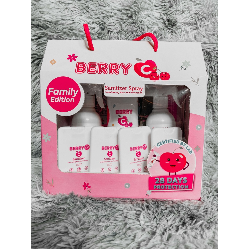 Berry C Sanitizer Family Pack 🍒 Long Lasting Nano Film Protection 🍒 ...