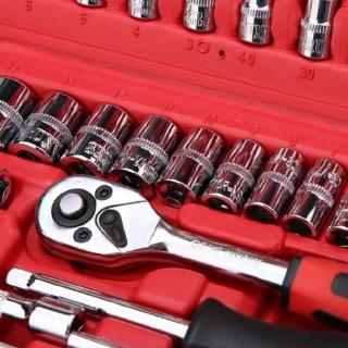 46PCS Vanadium Socket Set Spanner Wrench Set Tool Box set spana set ...
