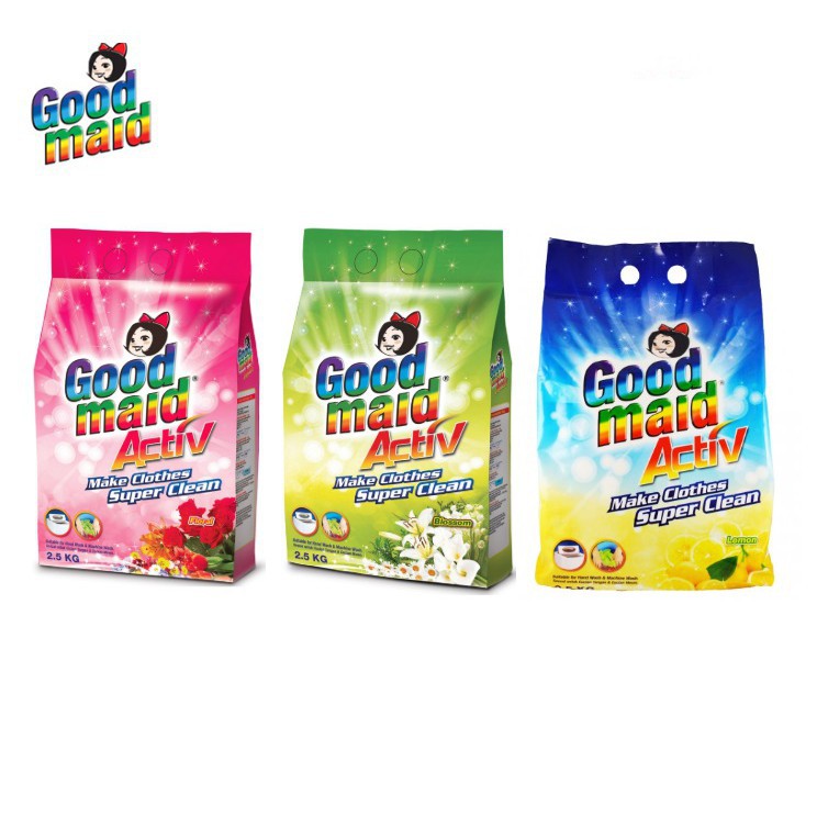 GOODMAID ACTIV POWDER DETERGENT 2.2KG | Shopee Malaysia