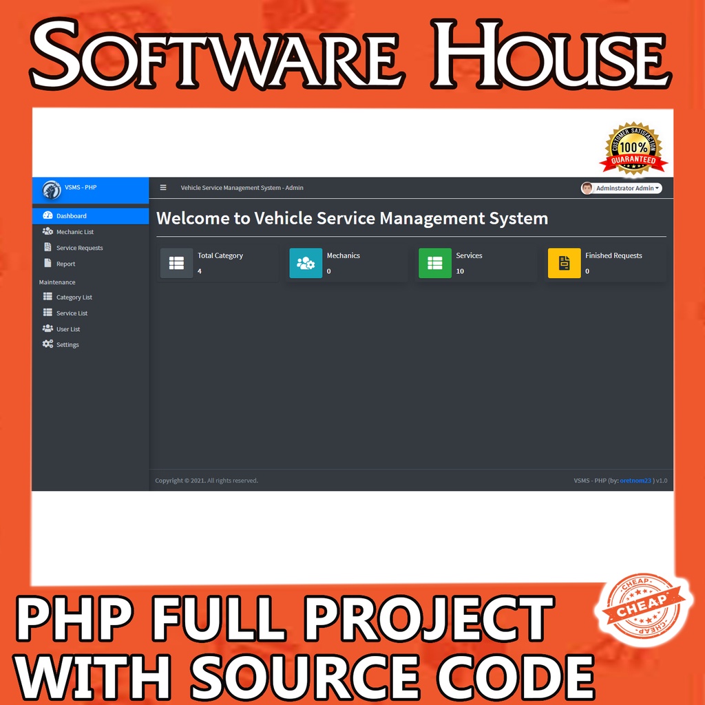 Vehicle Management system Full PHP Project with Source Code | Shopee ...