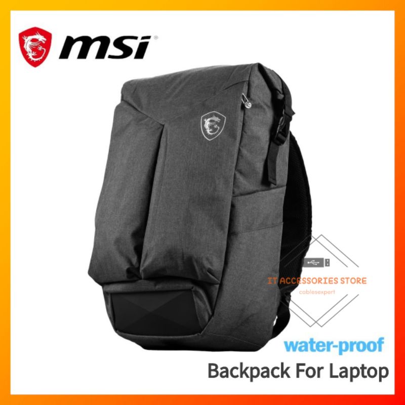 MSI Airback Gaming Backpack Bag 15.6" For Laptop | Shopee Malaysia