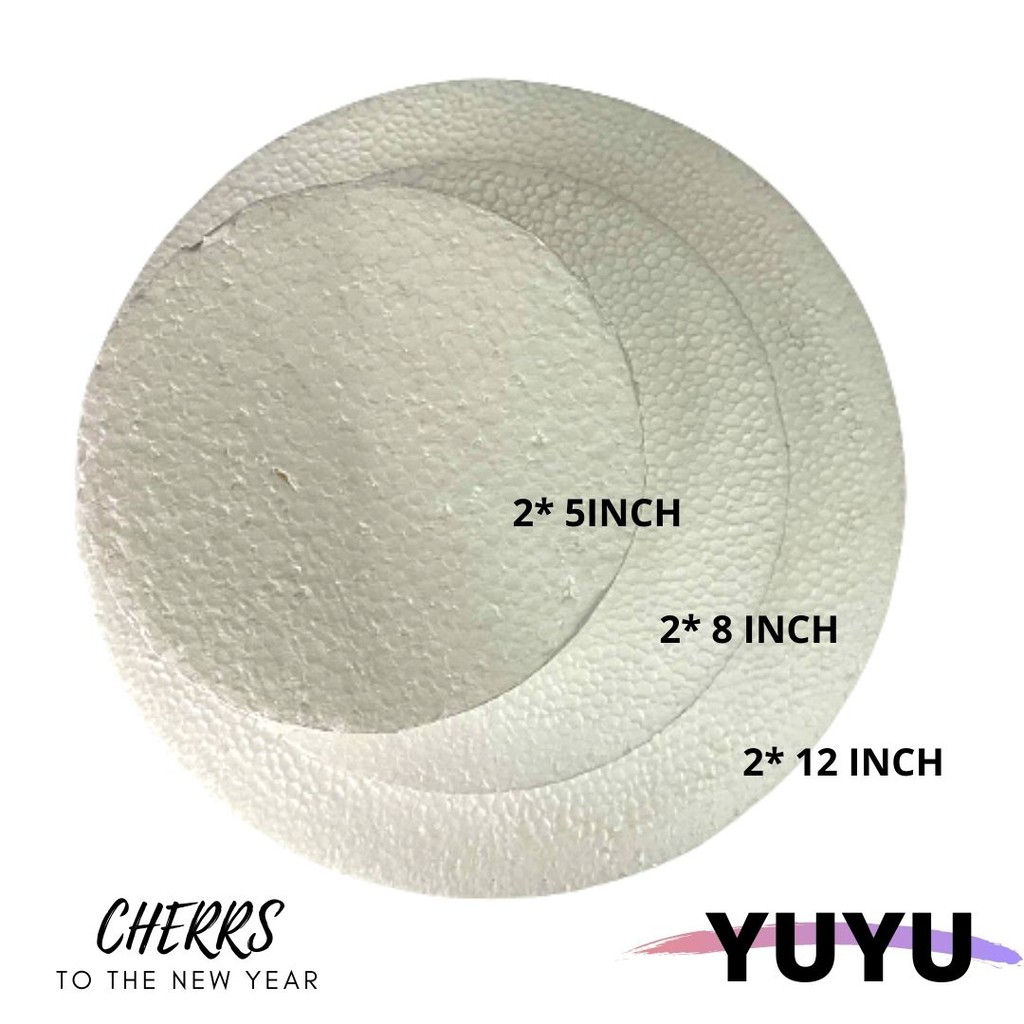 2 inch Round Shape Polystyrene Poly Foam Bentuk Bulat / Circle Shape ...