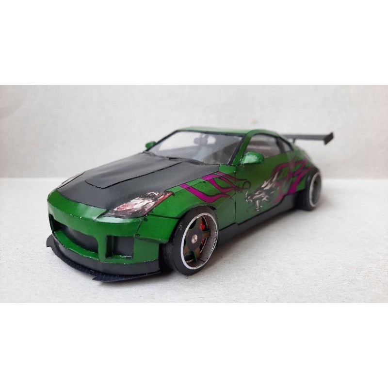 Template Paper Car 350z Need For Speed Underground Scale 1:24 | Shopee ...