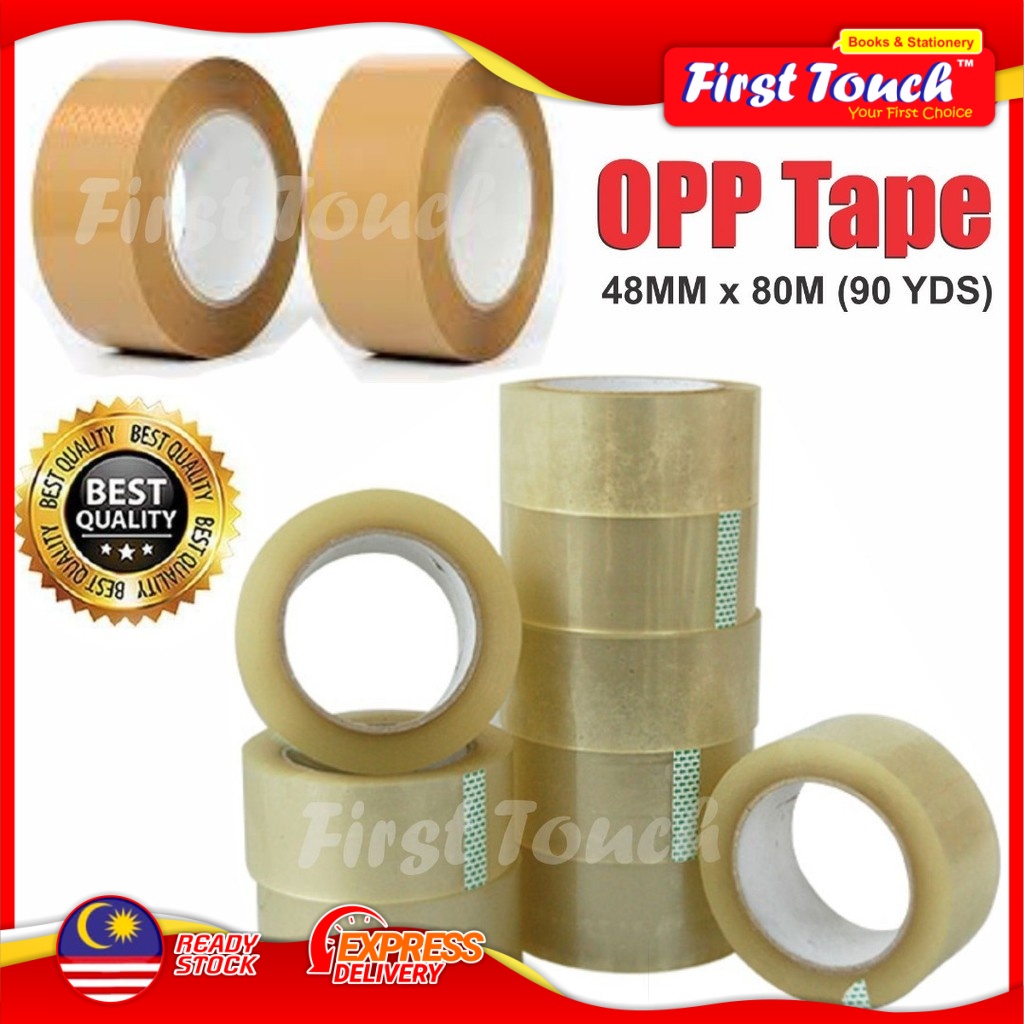 OPP Tape Brown / Transparent 48mm x 90yards / Packing Tape (1 pcs ...