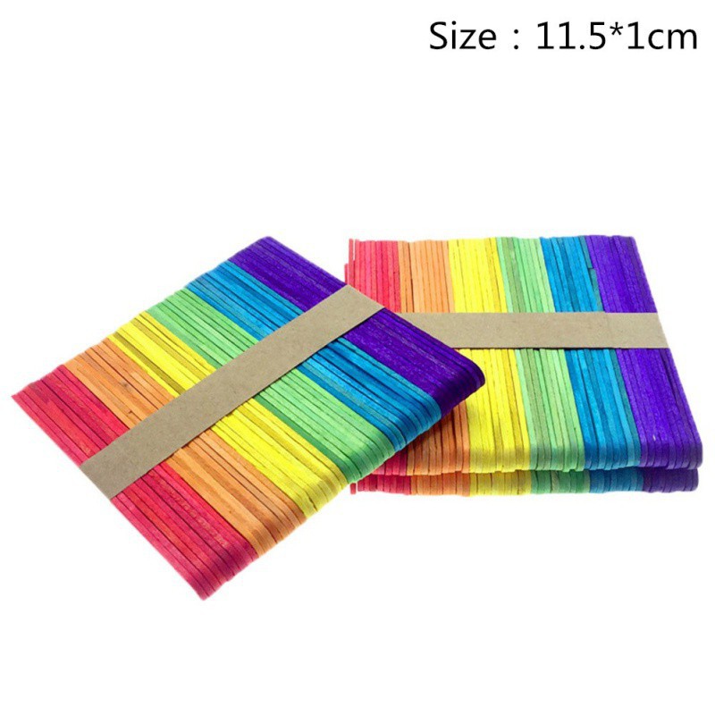 Colorful Ice Cream Stick 50's (1 pack) | Shopee Malaysia