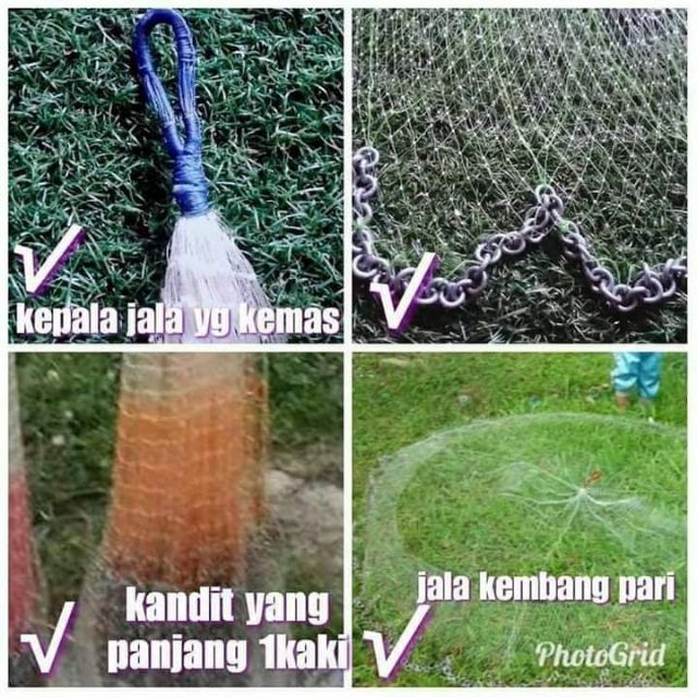 Jala ikan( 3inci10kaki) | Shopee Malaysia