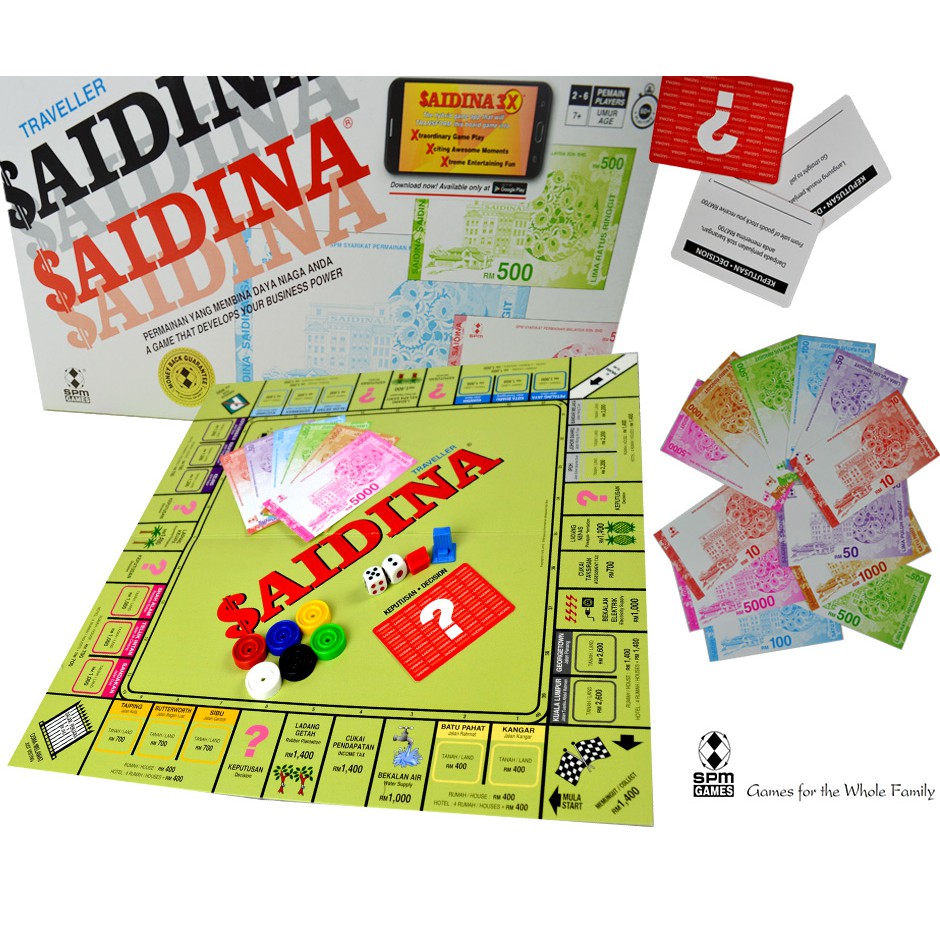 SPM Saidina Traveller Board Game / Permainan Papan Saidina SPM - Dual ...