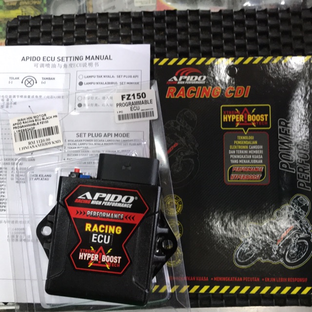 YAMAHA FZ150 RACING 8 MODE ADJUSTABLE / PROGRAMABLE CDI ECU - [ APIDO ...