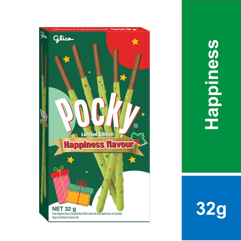 [LIMITED EDITION] Glico Pocky Happiness Flavour 32g | Shopee Malaysia