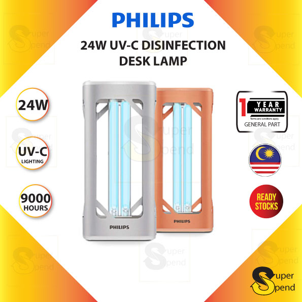[ 24W ] Philips UV-C UVC Disinfection Desk Lamp Lampu Meja | Shopee Malaysia