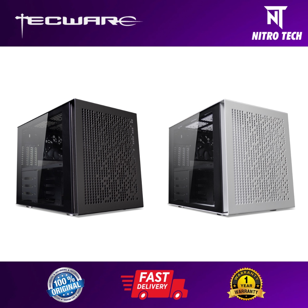 Tecware Quad Cube mATX PC Desktop Chassis | Shopee Malaysia