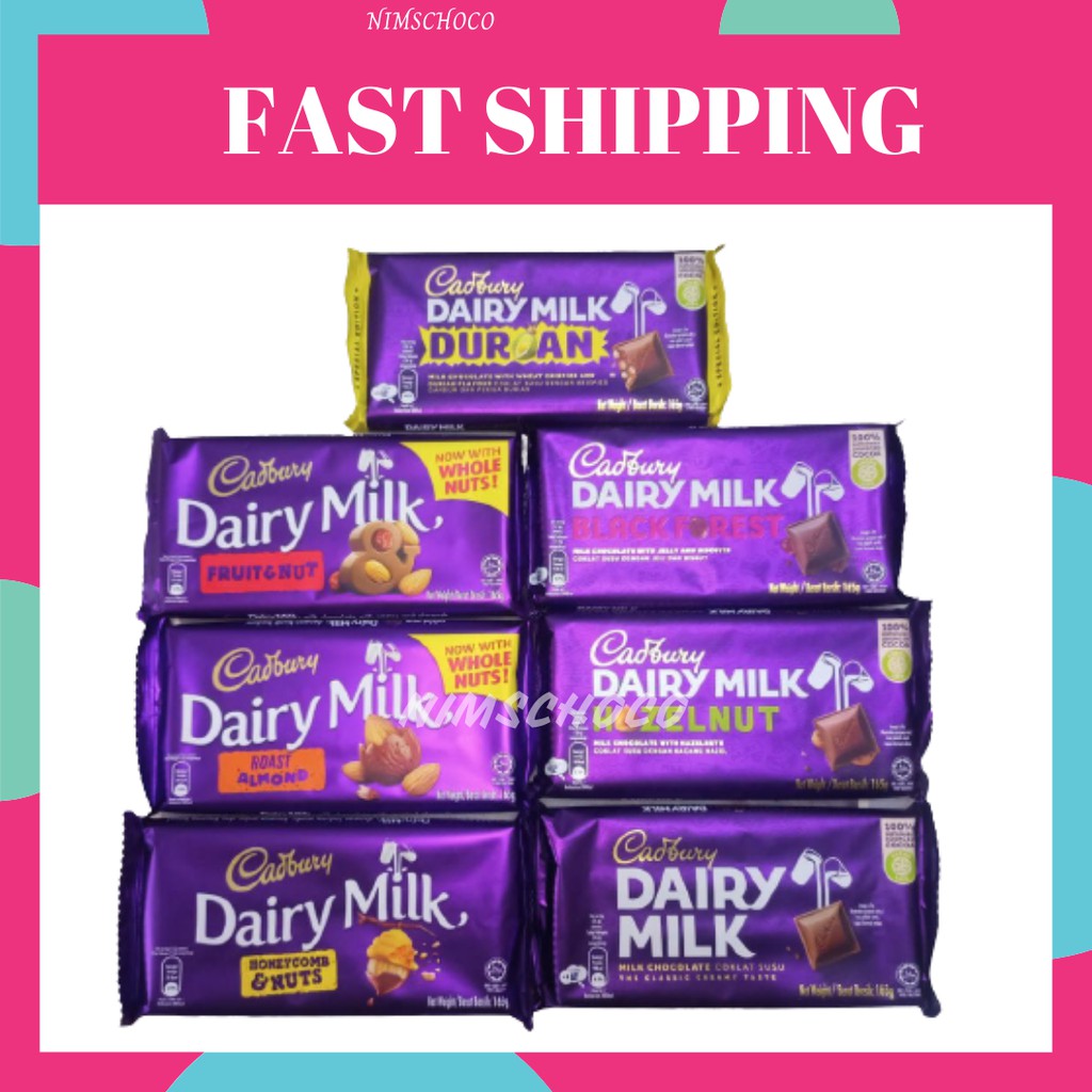 CADBURY Dairy Milk Chocolate 165g | Shopee Malaysia