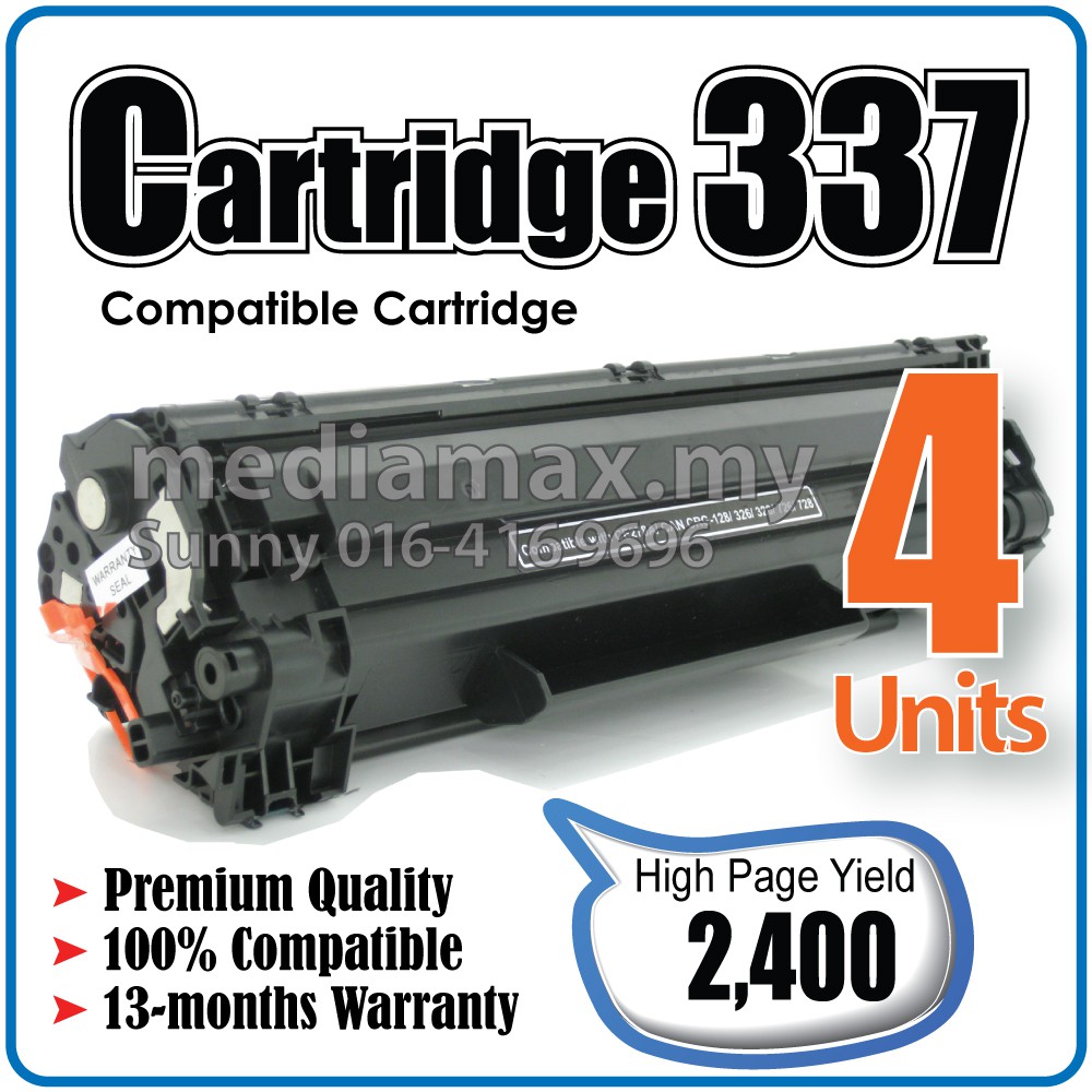 4x Compatible Canon CRG337 Cartridge 337 Canon337 MF226 MF229dw MF232w ...