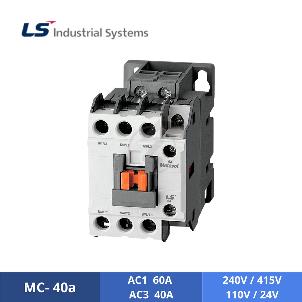 LS MC-40a 40A Metasol Contactor (3Pole)(240V /415V) | Shopee Malaysia