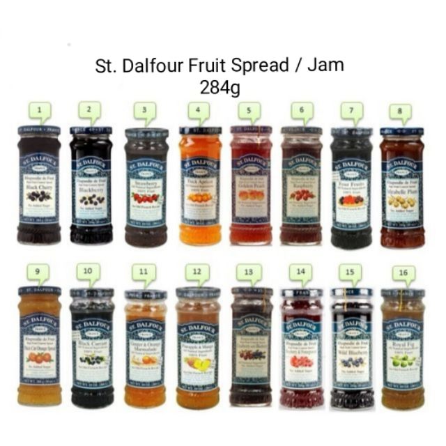 St. Dalfour Fruit Spread /Jam 284g | Shopee Malaysia