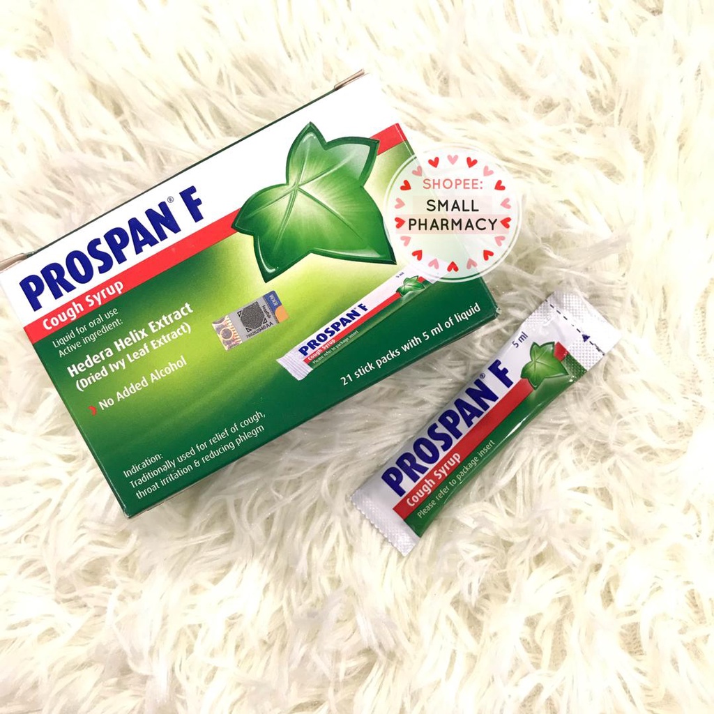Prospan F Cough Syrup Stick 5mL x 1 sachet | Shopee Malaysia