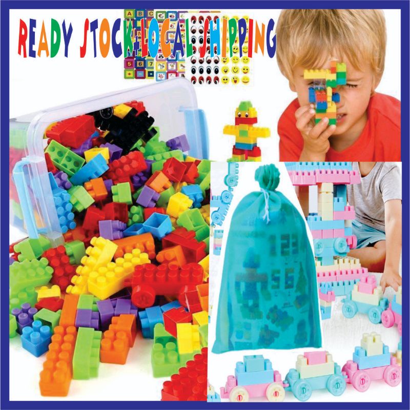 Kids Toys | Building Block Brisk With Box Toys (220pcs) | Shopee Malaysia