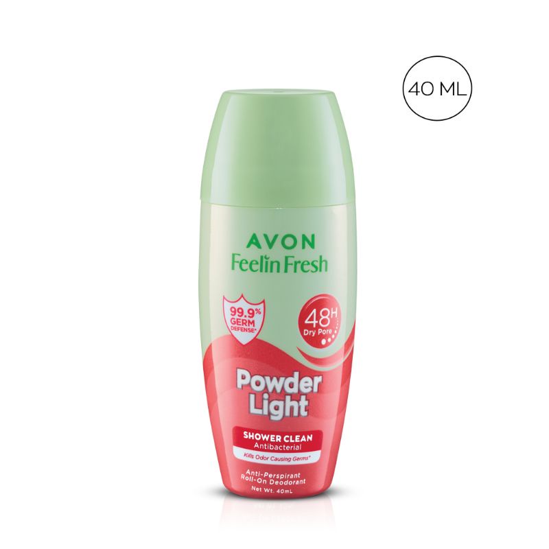 Avon Feelin Fresh Powder Light Anti-Perspirant Roll-On Deodorants 40ml ...