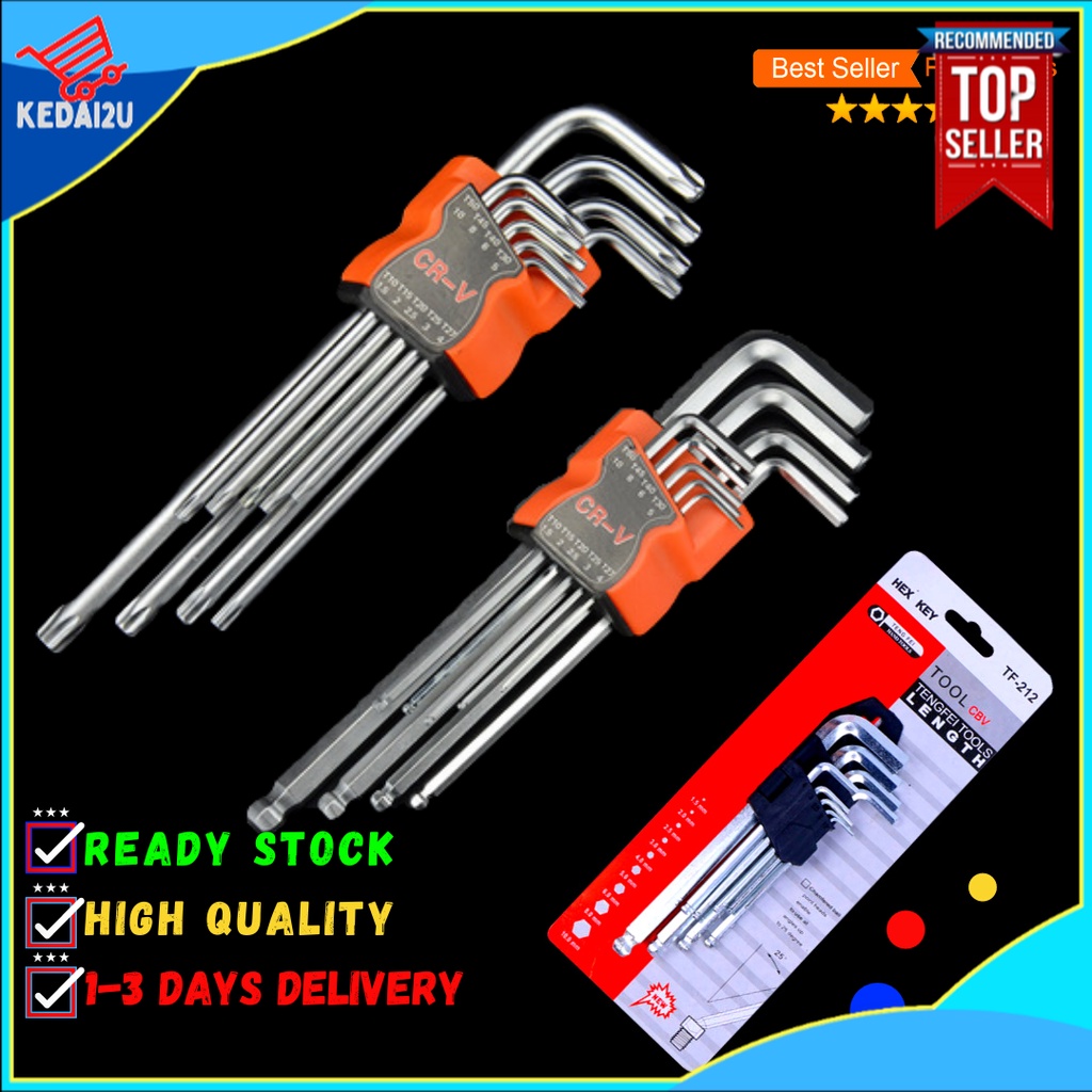 Allan Key Elenkey Tool set elengki set Alan key set | Shopee Malaysia