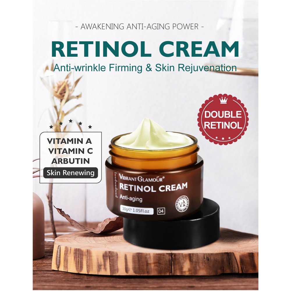VIBRANT GLAMOUR Retinol Firming and revitalizing cream 30g | Shopee ...