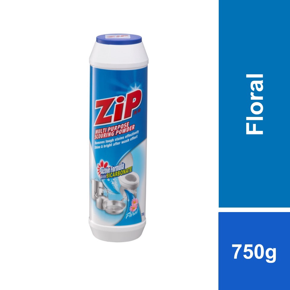 Zip Scouring Powder Cleaner Floral 750g | Shopee Malaysia