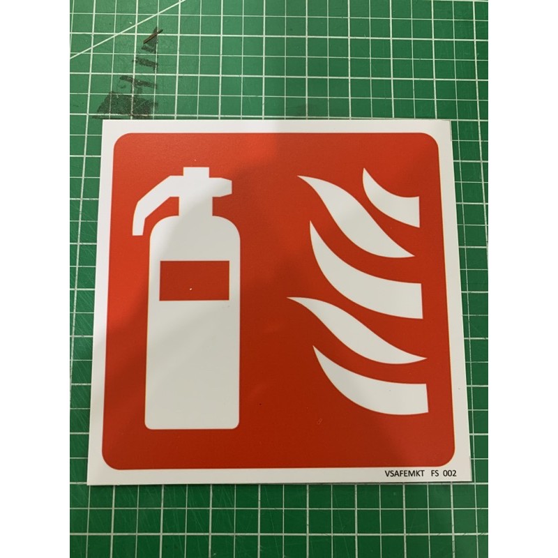 PVC fire Sign VSAFEMKT Fire Extinguishers Signages FS009 | Shopee Malaysia