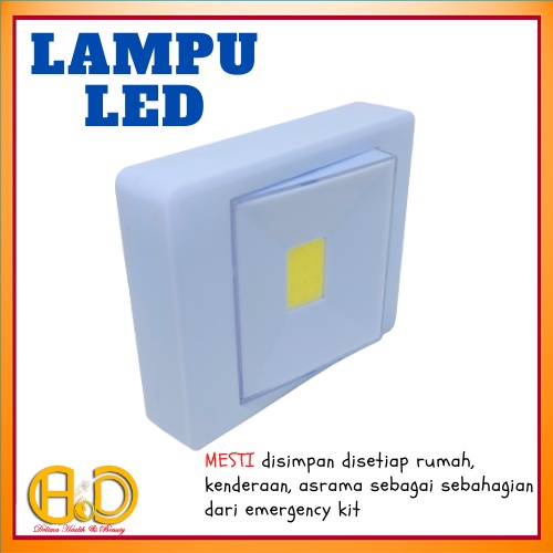Lampu LED suis viral, wireless LED yang sangat terang, lampu serbaguna ...